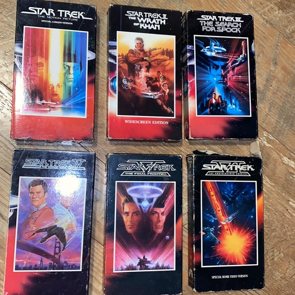 Paramount | Media | 8 Star Trek Vhs Tapes Collection | Poshmark
